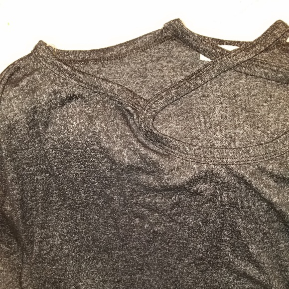 Hopely | Tops | Brush Knit Cut Out Neck Top | Poshmark